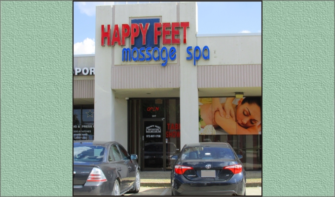 Map to Happy Feet Massage Spa